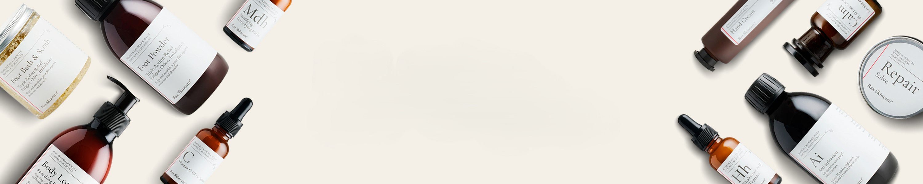 Products for the hands | Raz Skincare